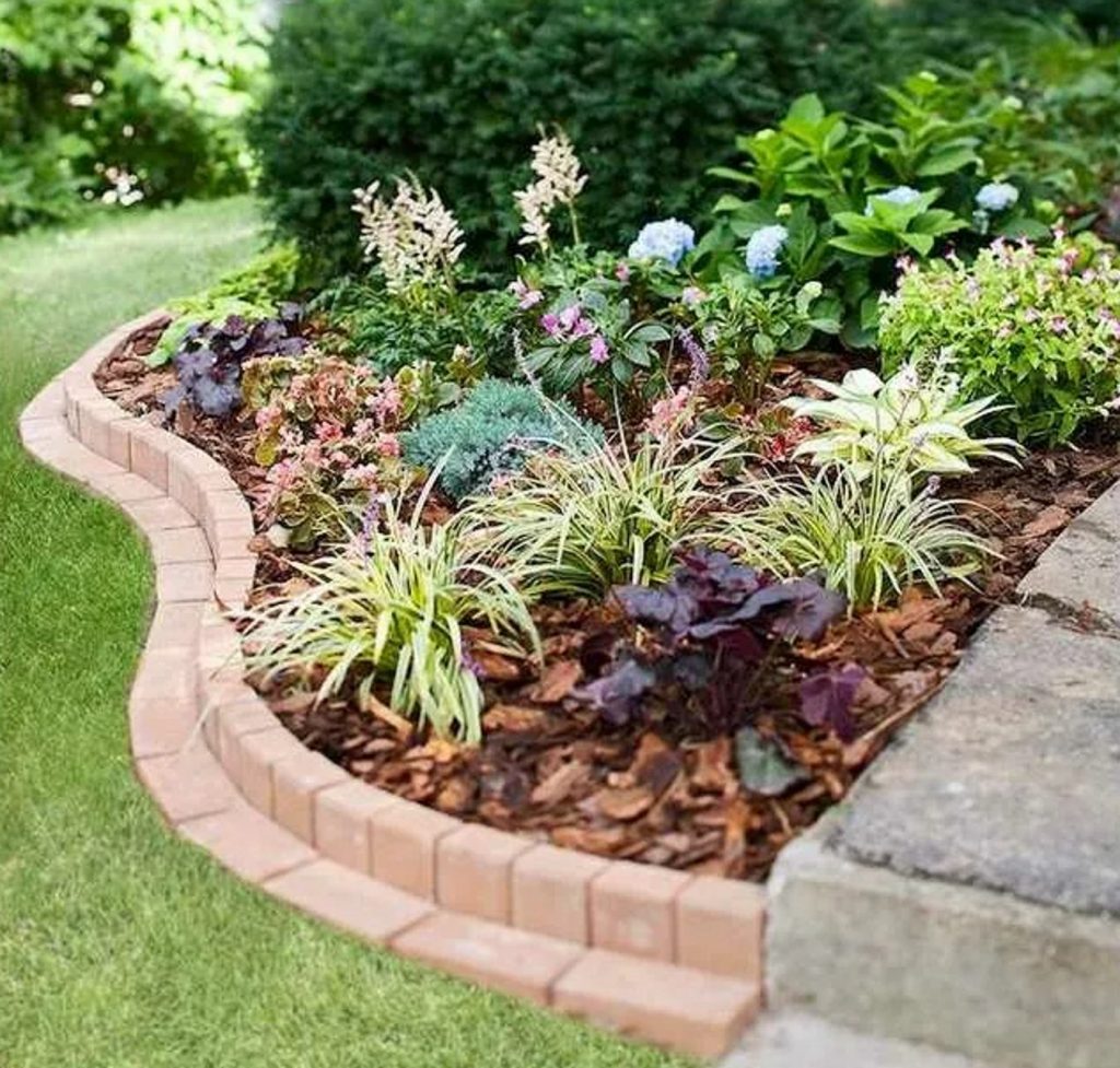 Landscape design: Flower Garden Borders Edging