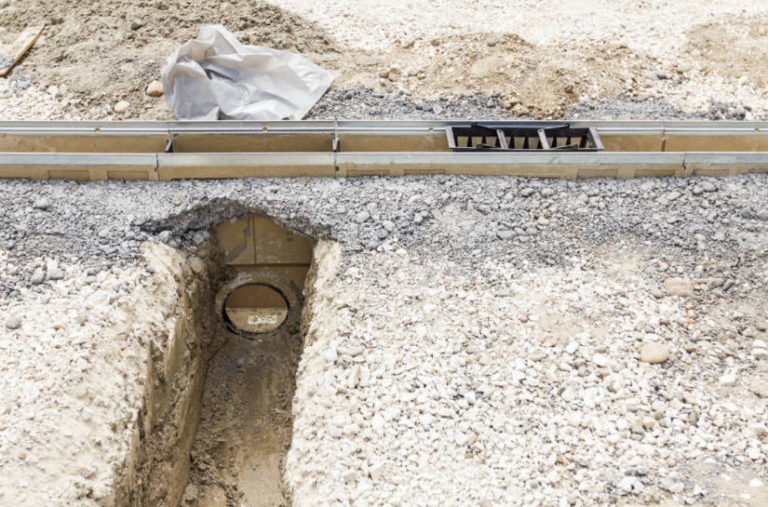 Drainage Systems in the Suburban Area Surface Drainage