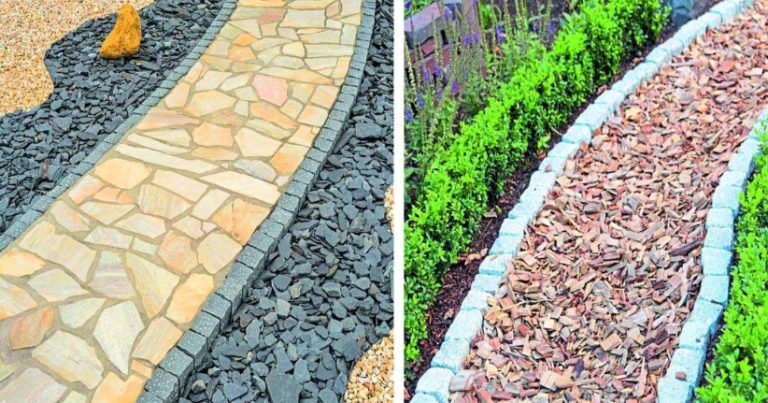 Garden Paths: Choose Materials, Shapes and Environment