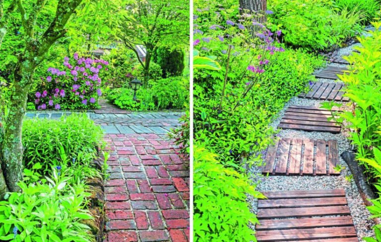 Garden Paths: Choose Materials, Shapes and Environment