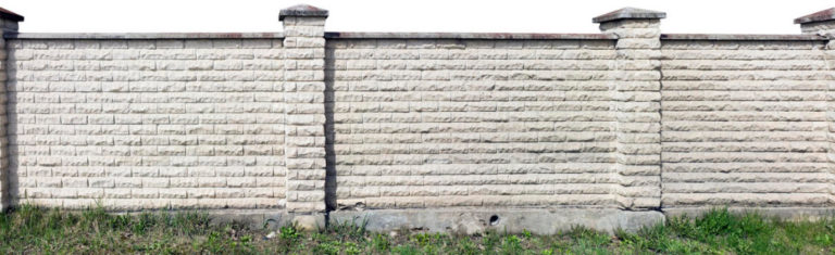 Fences Made of Concrete And Its Derivatives