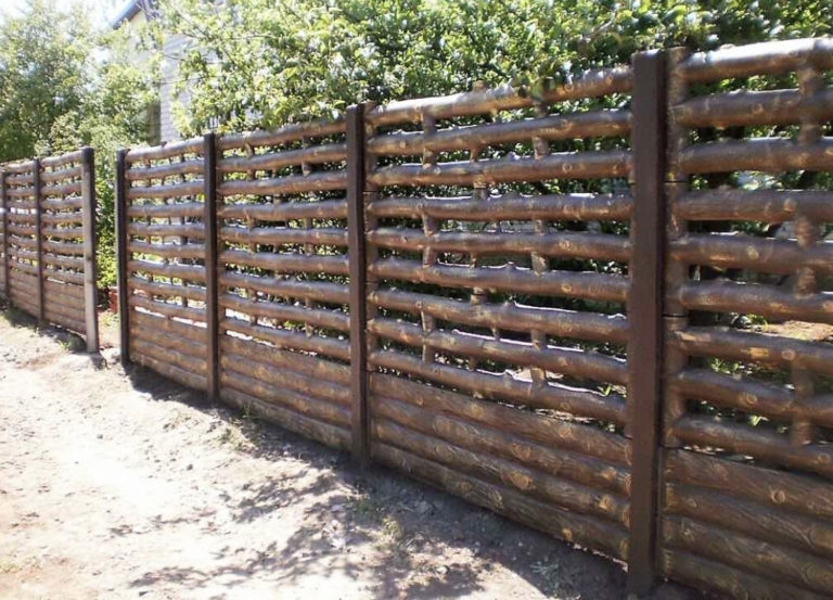 Fences Made of Concrete And Its Derivatives