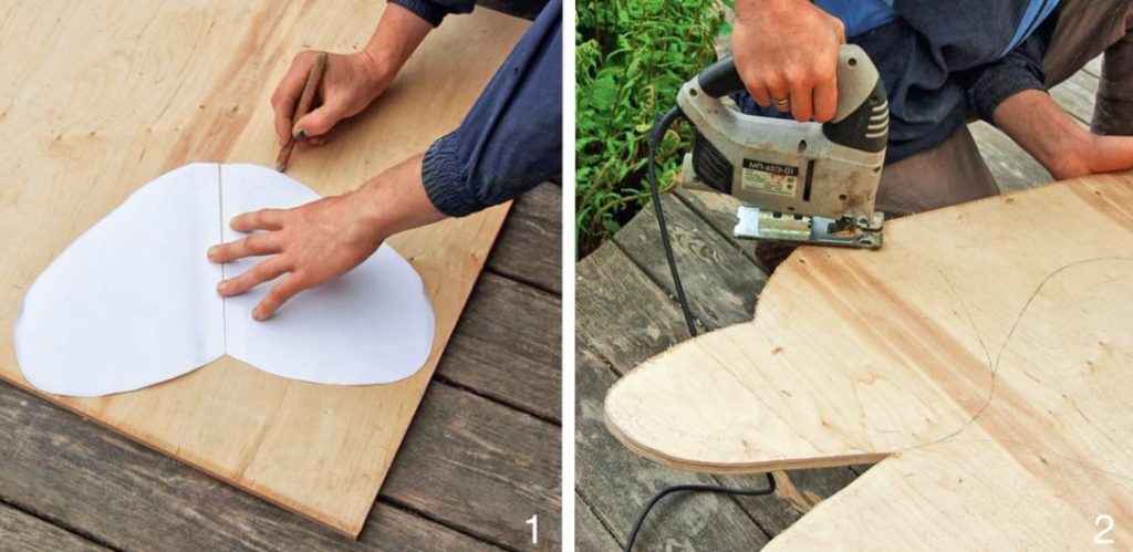 How To Make a "Flower" Table For The Garden