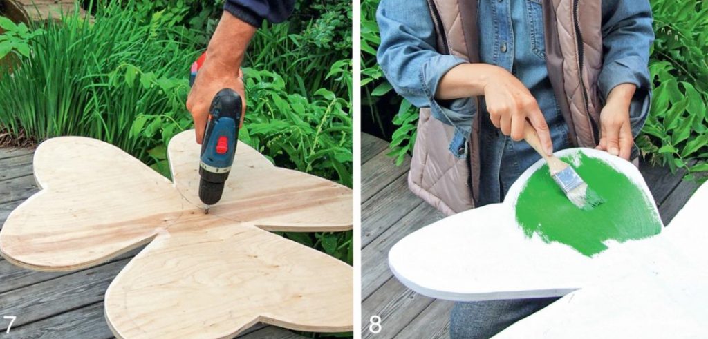 How To Make a "Flower" Table For The Garden
