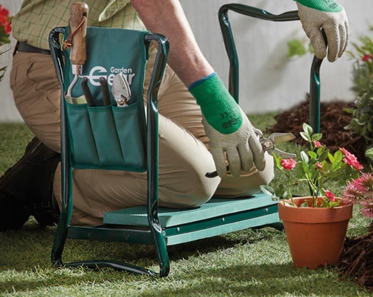 Convenient Weeding: Chairs, Mats, Knee Pads, Benches