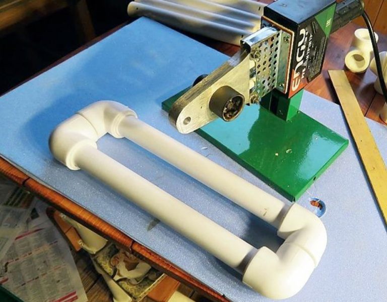 Folding Stool Made Of Board And Polypropylene Pipes - Best Landscape Ideas