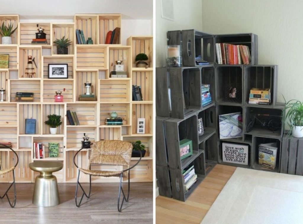 Unusual Furniture Made Of Ordinary Boxes