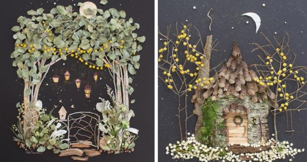 Paintings Made Of Natural Materials - It's Cool!
