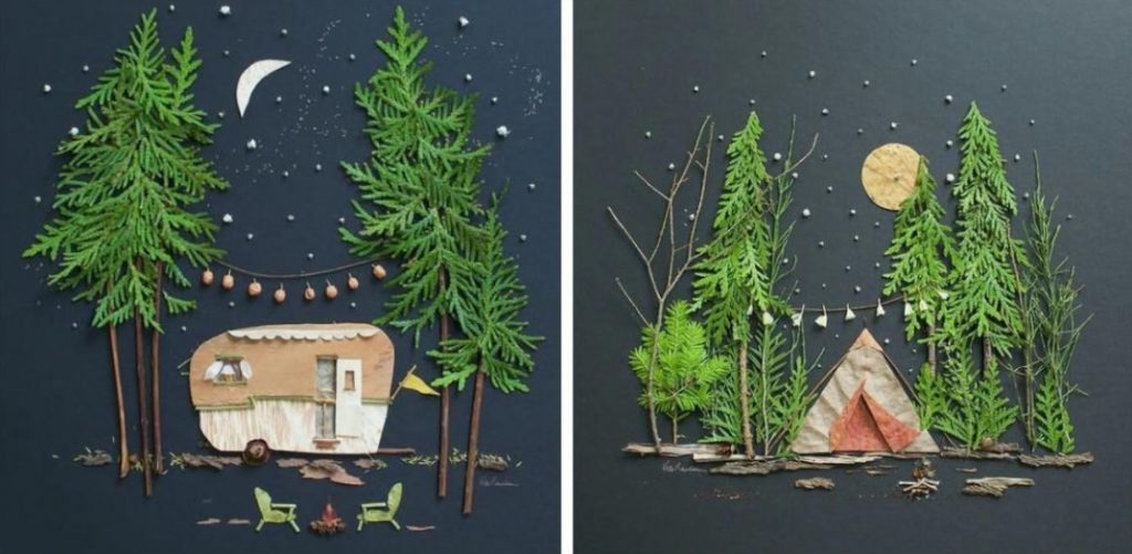 Paintings Made Of Natural Materials - It's Cool!