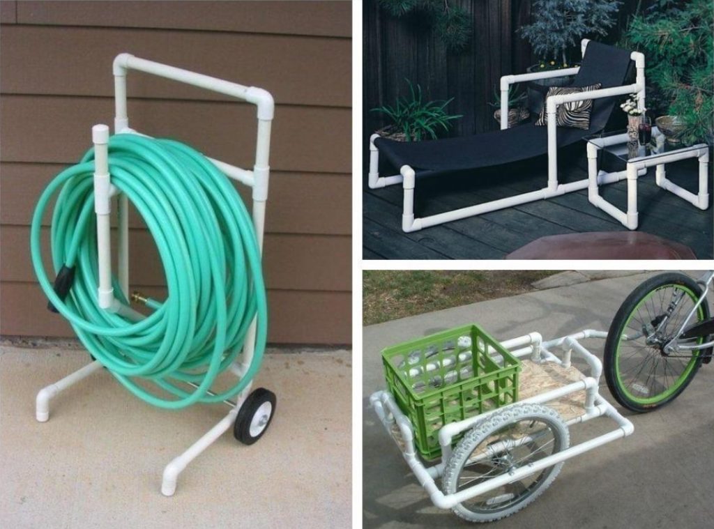 What You Can Make From PVC Pipes With Your Own Hands: 20 Ideas For ...