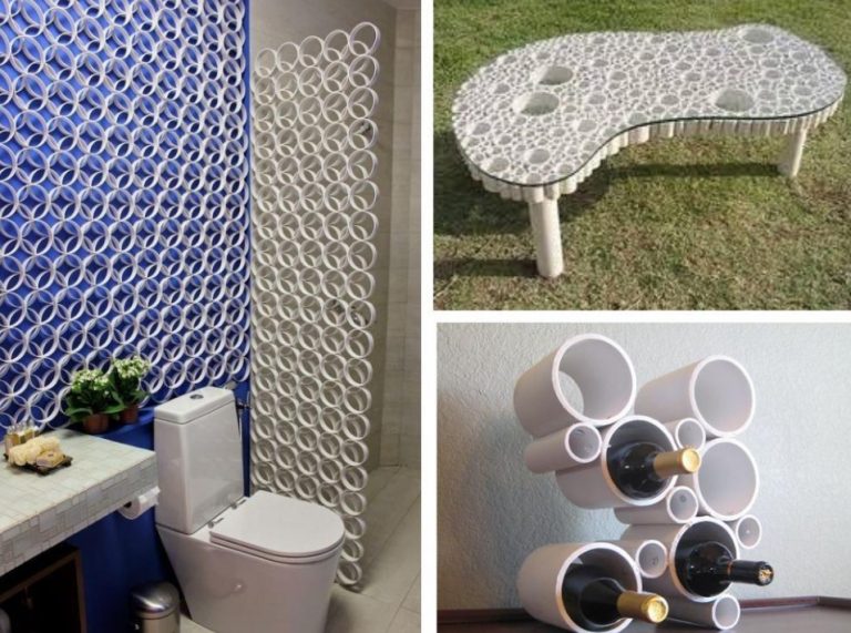 What You Can Make From PVC Pipes With Your Own Hands: 20 Ideas For ...