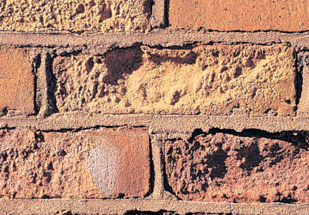 Repair Of Brickwork And New Stitching Of Seams