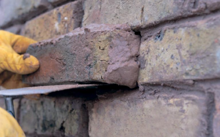 Repair Of Brickwork And New Stitching Of Seams