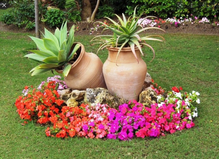 Flower Beds In Containers: Planting Schemes - Best Landscape Ideas