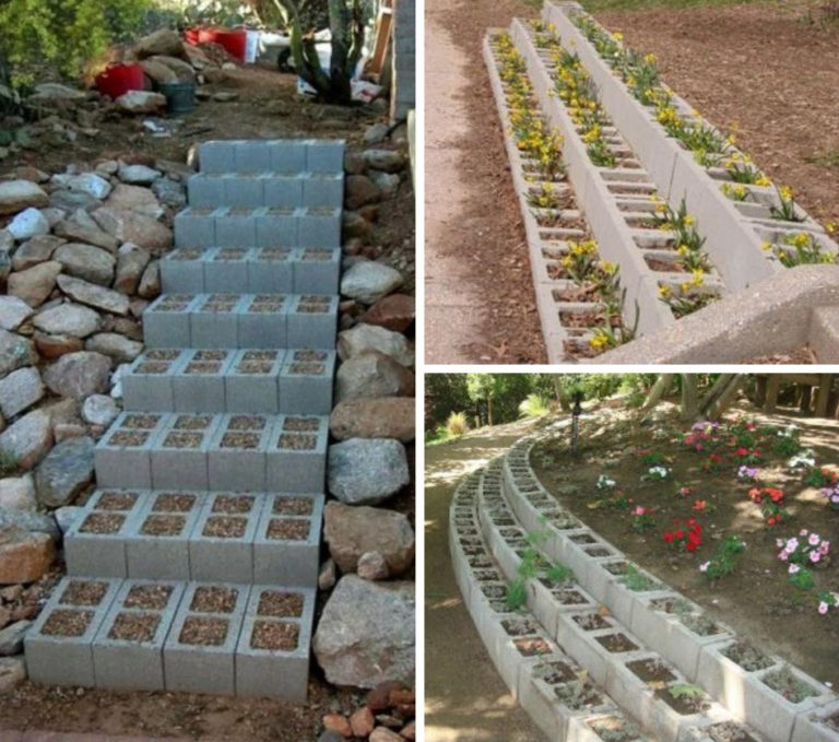 Practical Cottage Crafts Made Of Concrete Blocks